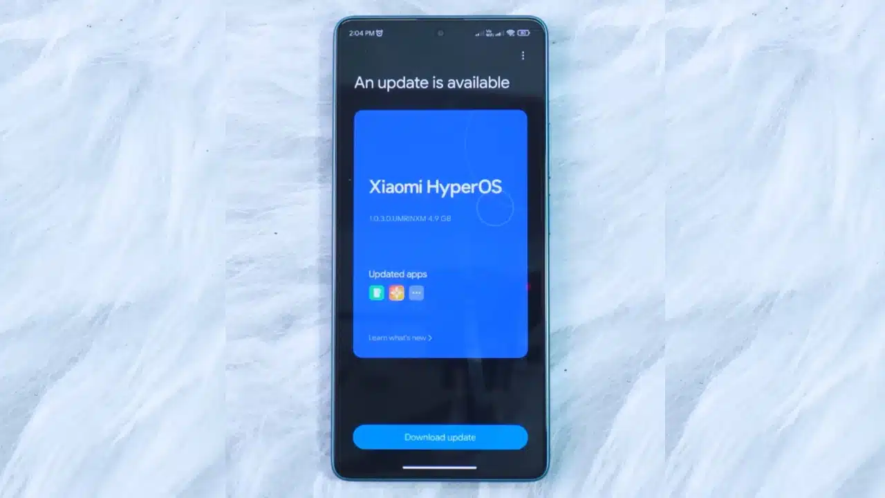 Xiaomi 13 Pro White papercraft (Running on HyperOS)