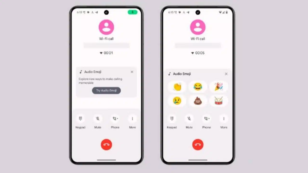How to Use Audio Emoji on Google Phone App to Send Sound Effects During ...