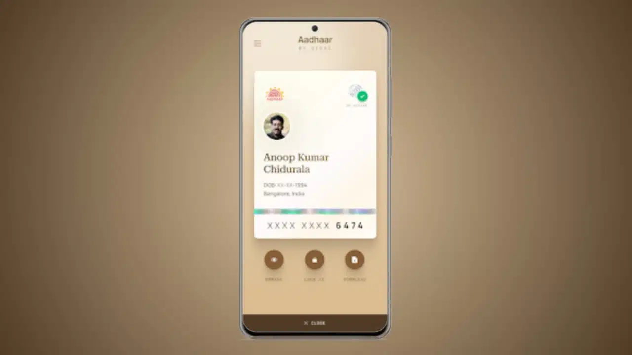 UIDAI Introduces e-Aadhaar App with AI and Face ID