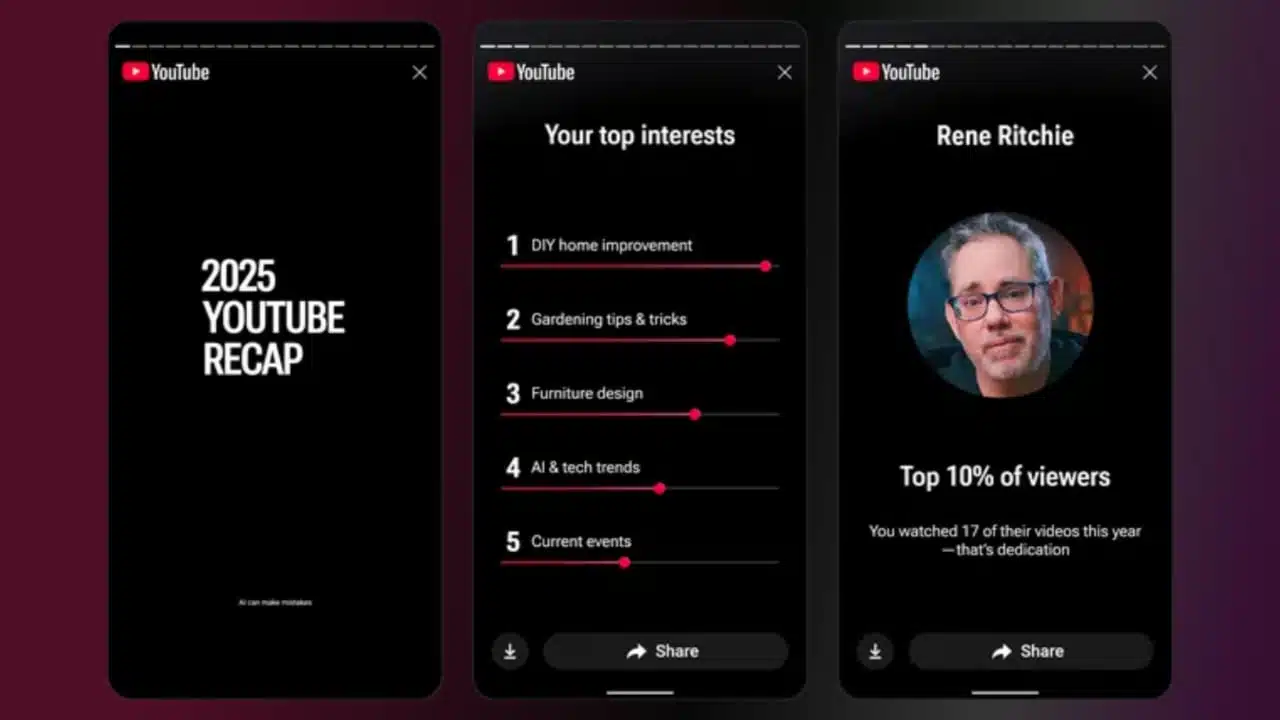 YouTube Recap 2025 Rolled Out With New Yearly Highlights